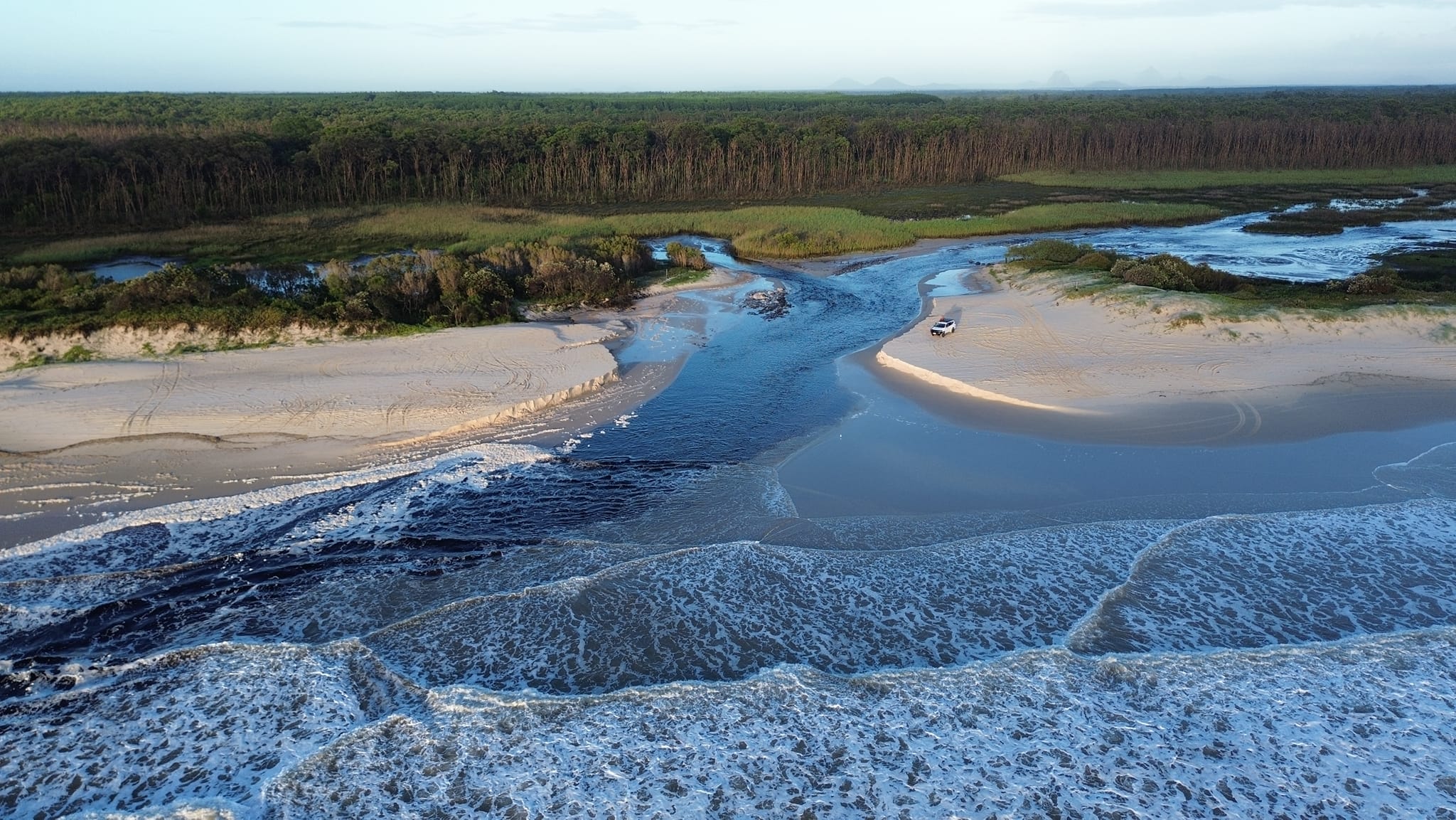 No cause for concern after lagoons burst on island