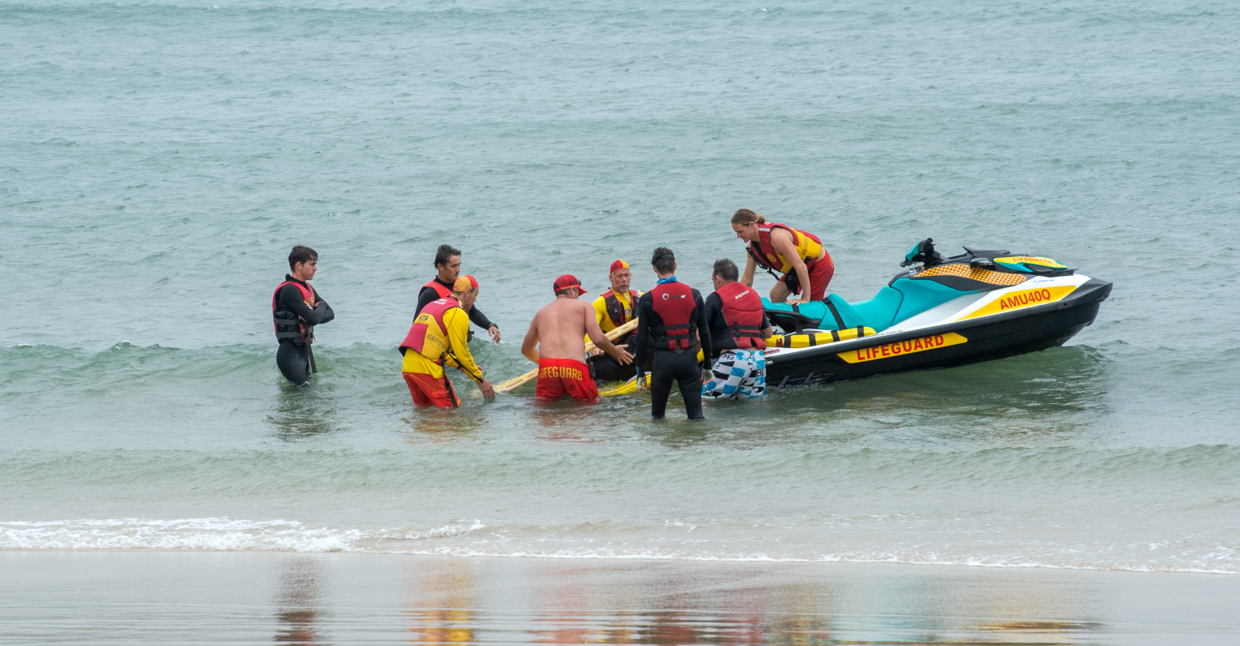 Bribie breach: Powerful seas cut fragile island in two