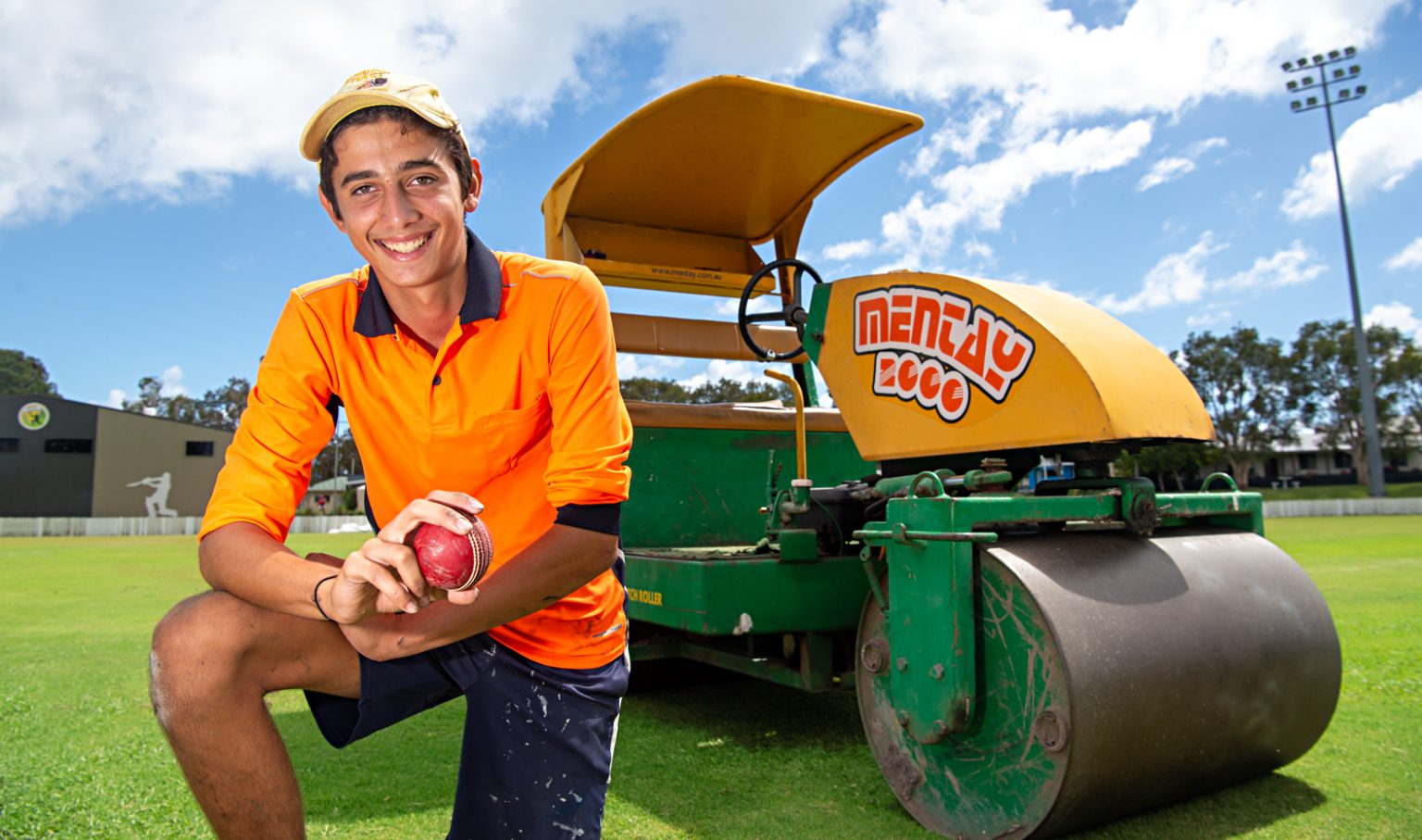 Elias Cottrell youngest official cricket groundsman in nation