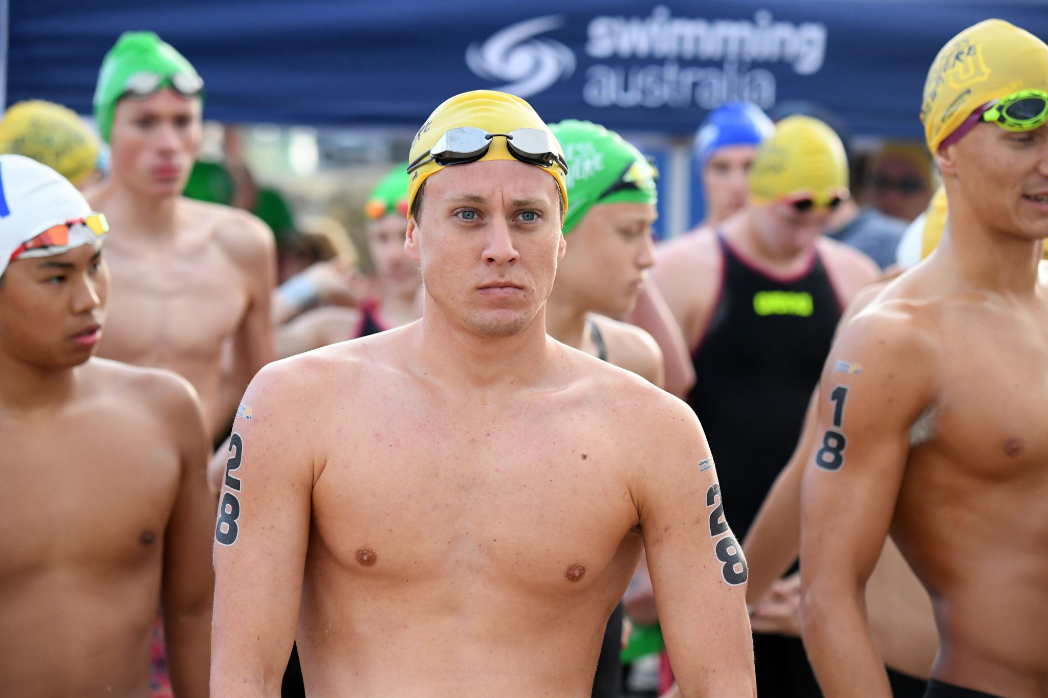 Open water swimmer Sloman still training hard and eager to get to Tokyo