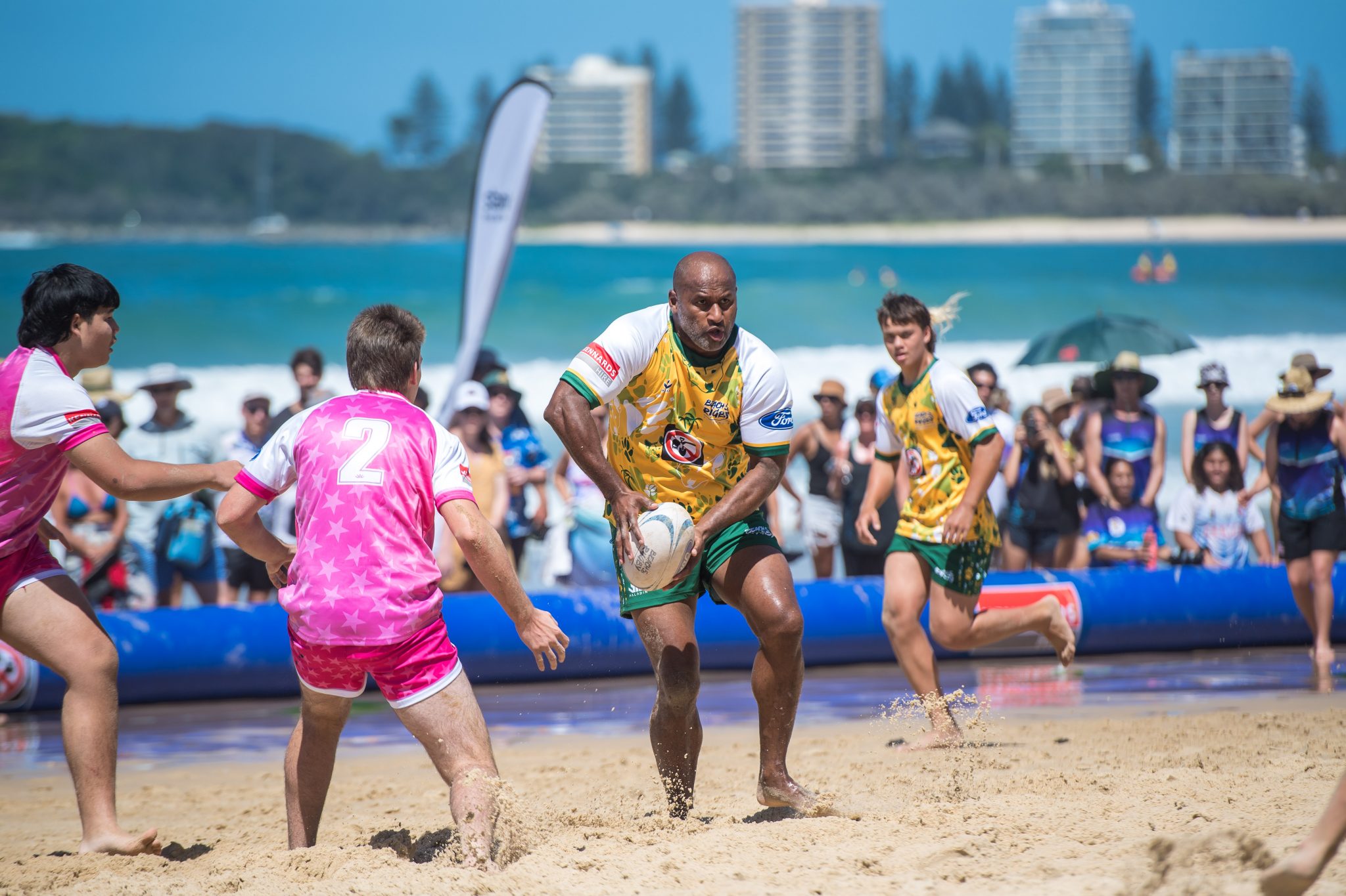 Photo of the Day Sunshine Coast beach 5s rugby