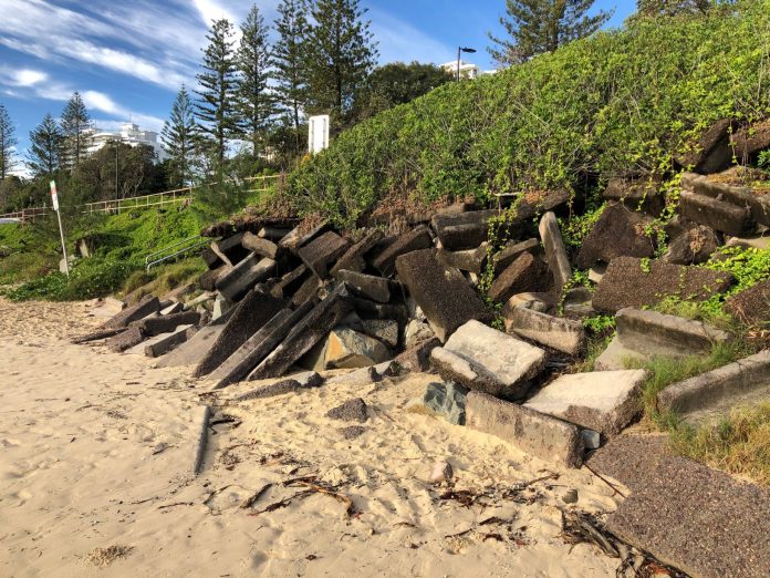 Transformation of Mooloolaba's foreshore hits a rock wall
