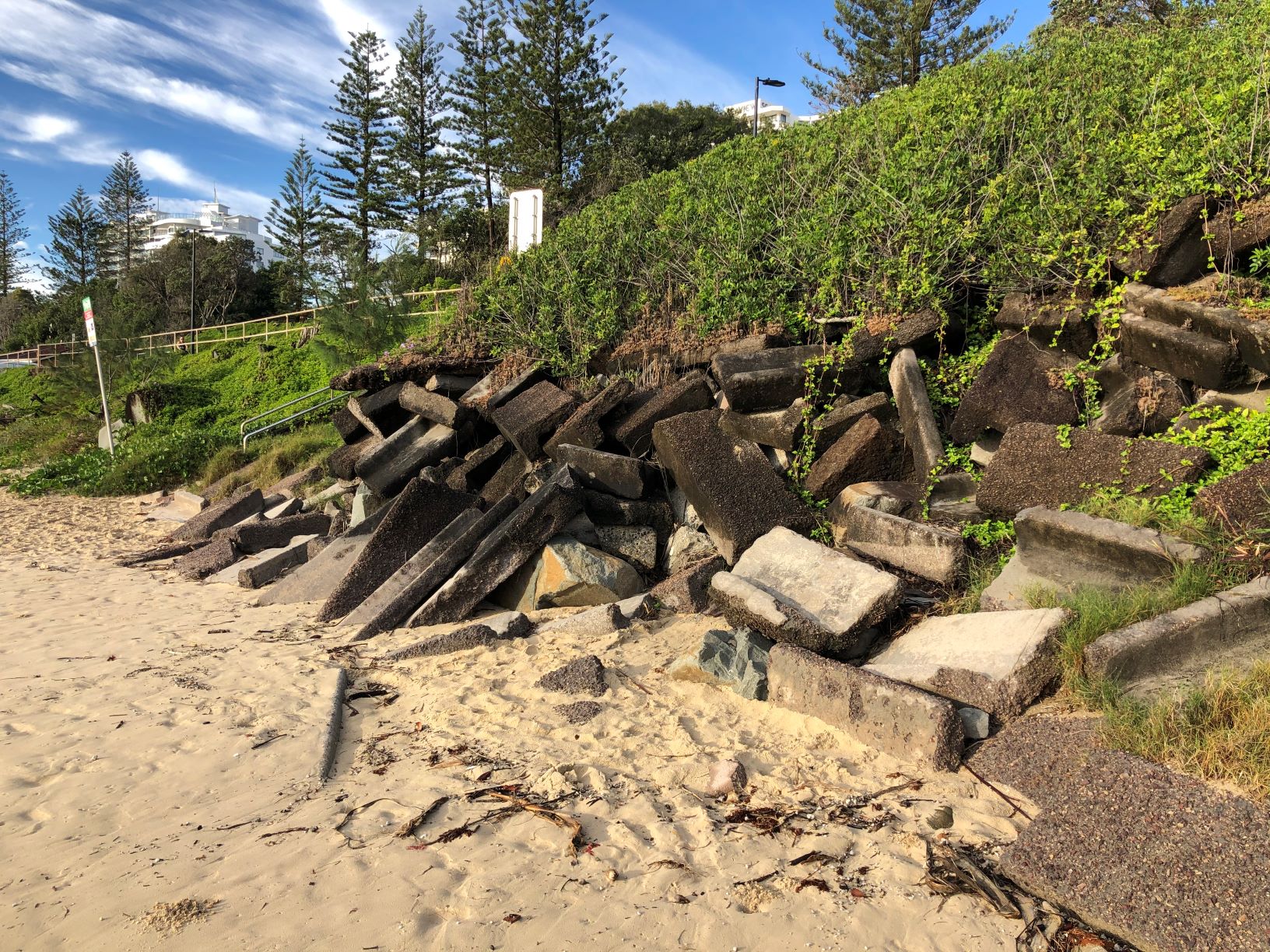 Transformation of Mooloolaba's foreshore hits a rock wall