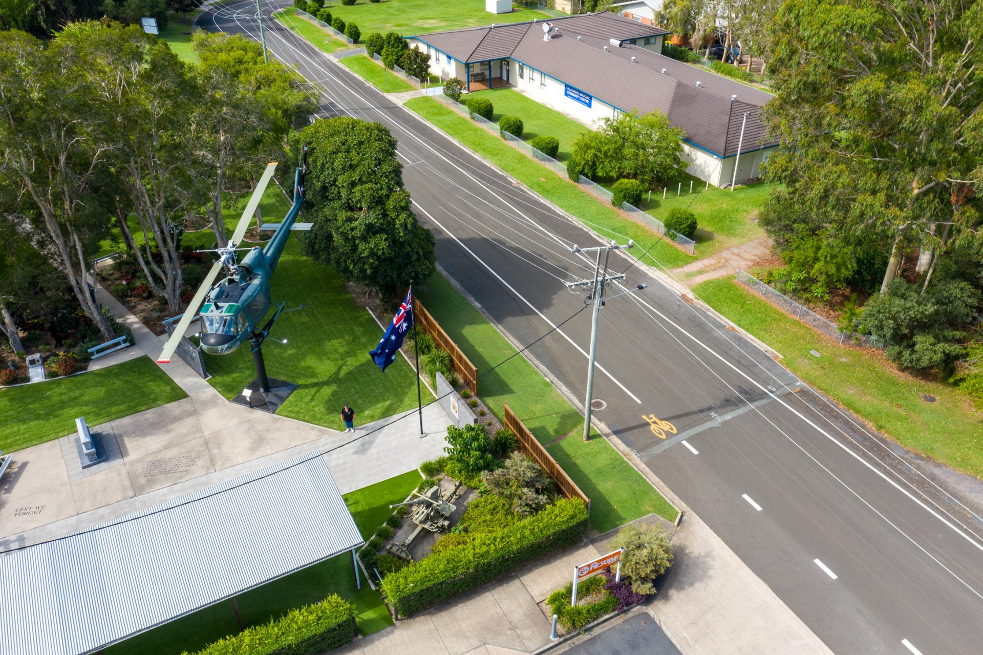 Caloundra RSL's historic 'Huey' helicopter to be moved for major road