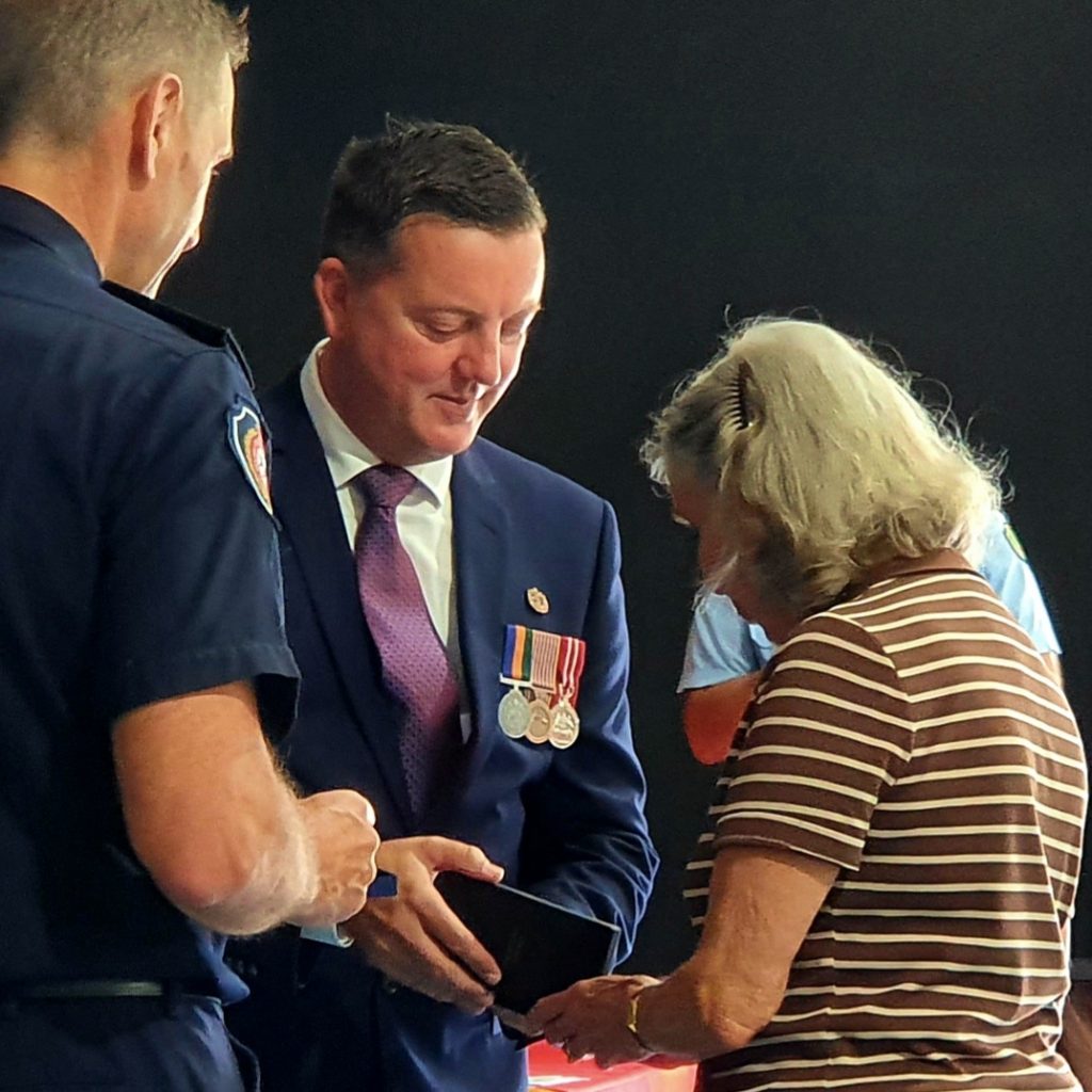 Rural Fire Service volunteers recognised for 'exemplary service'