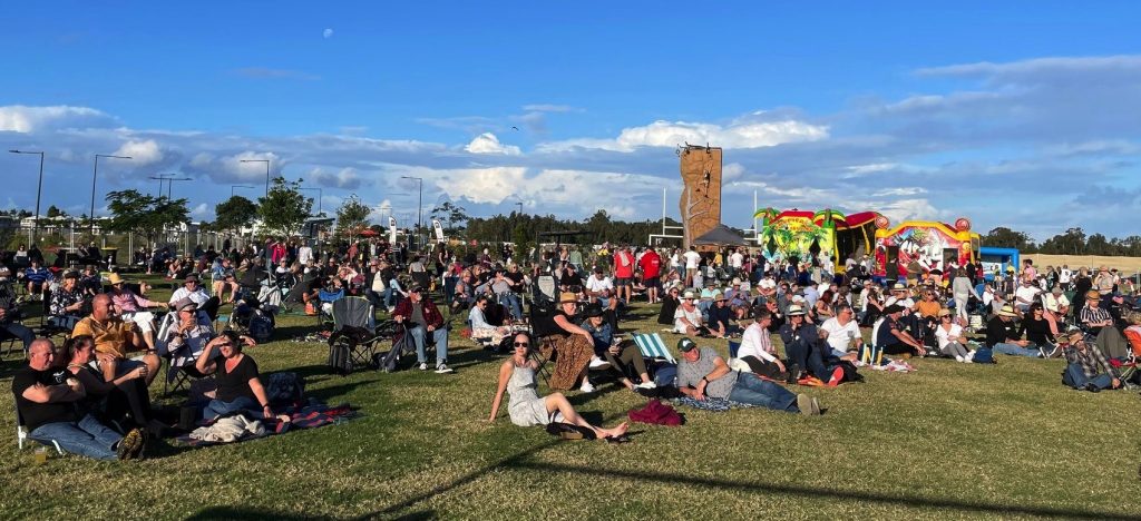 Mini music festival rocks new island precinct
