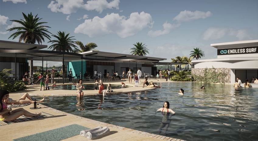 First look at thrilling $130m attraction's mega water park