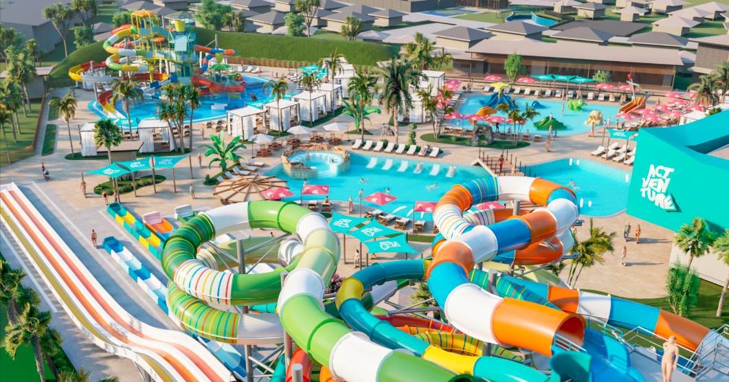 First look at thrilling $130m attraction's mega water park