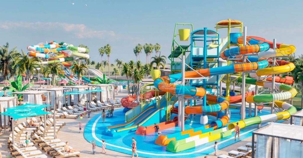 First look at thrilling $130m attraction's mega water park
