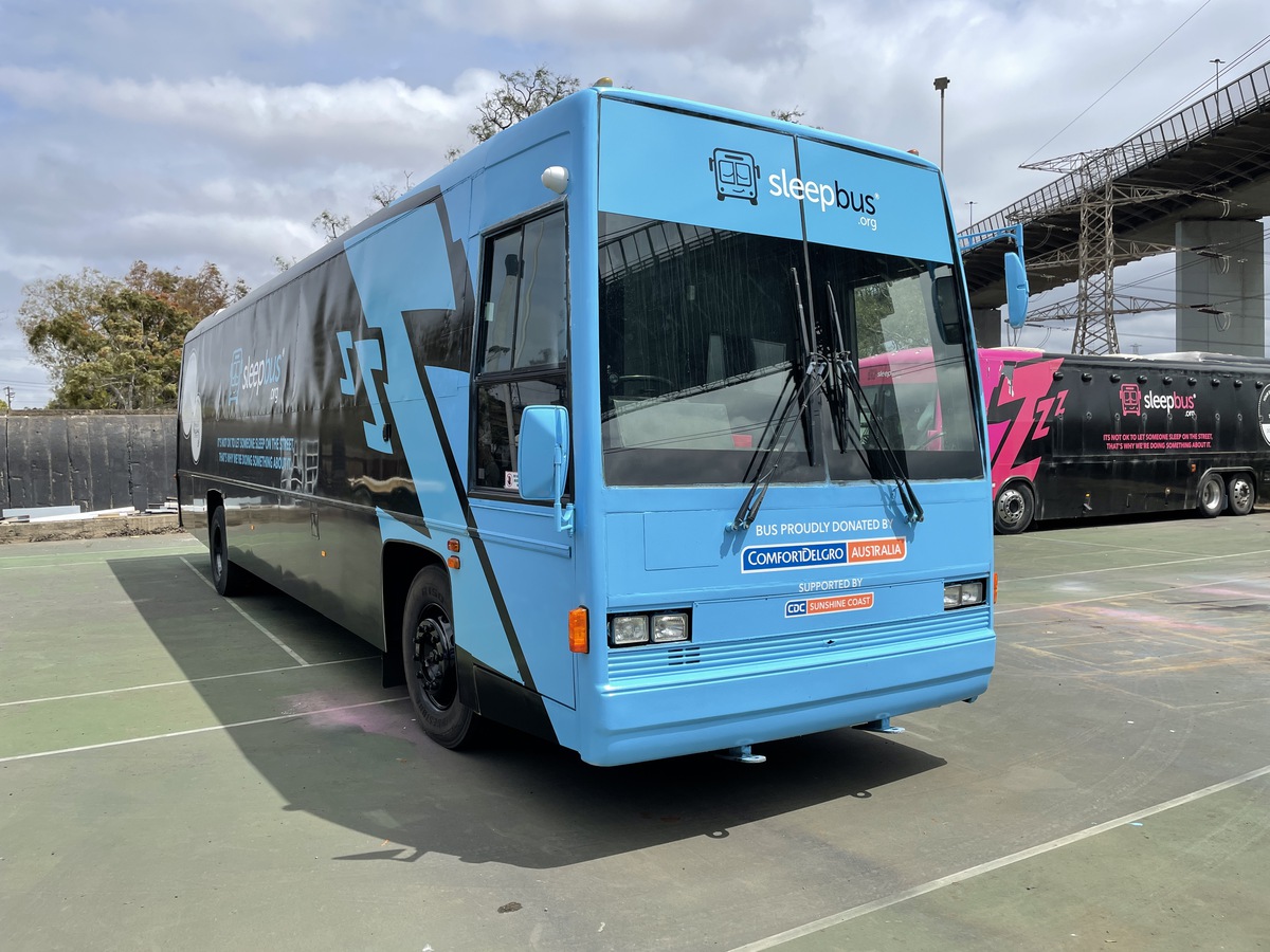 Support for homeless revs up as first Sleepbus rolls into town