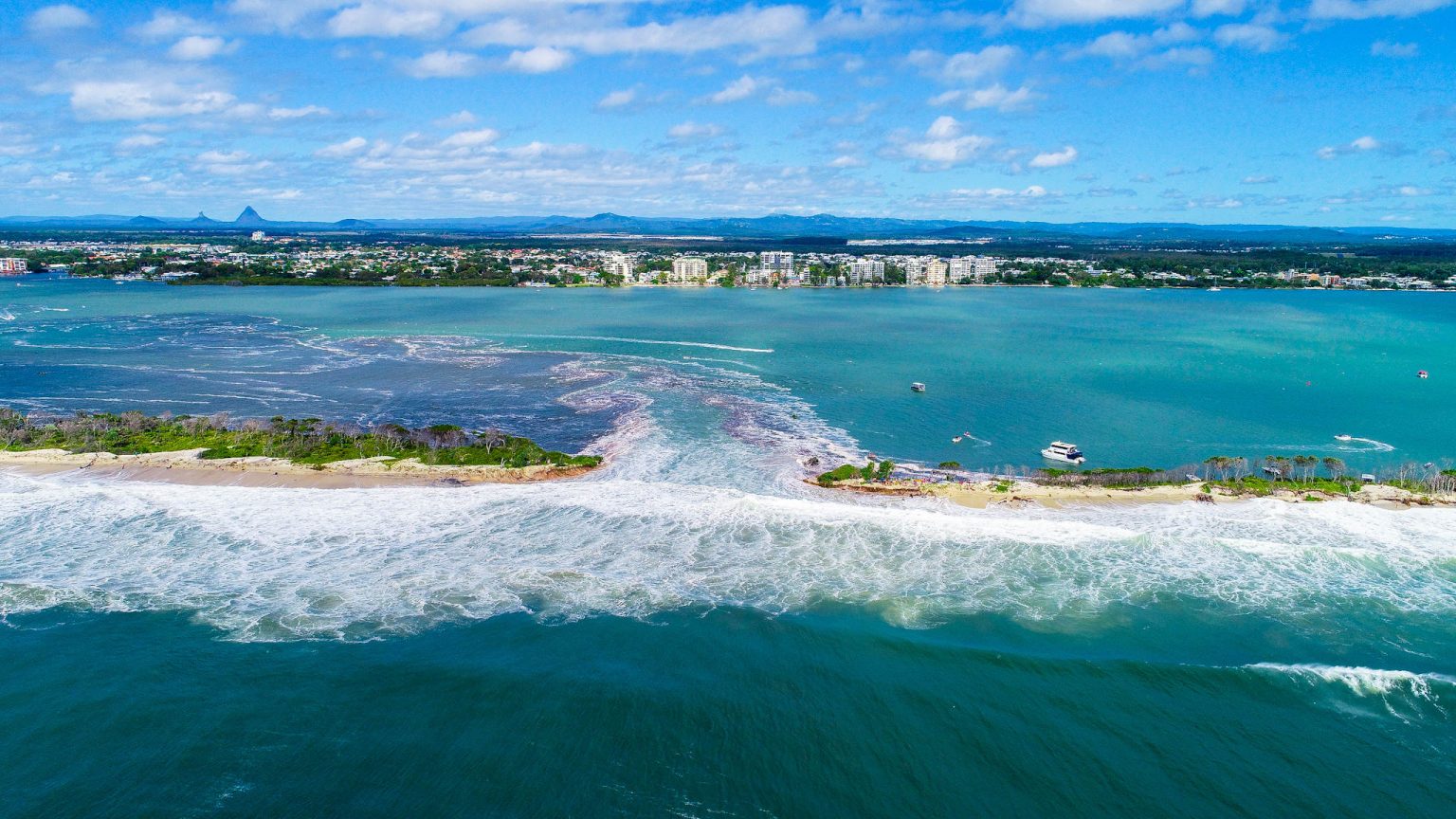 Amazing photos: how the power of nature reshaped Bribie in a week