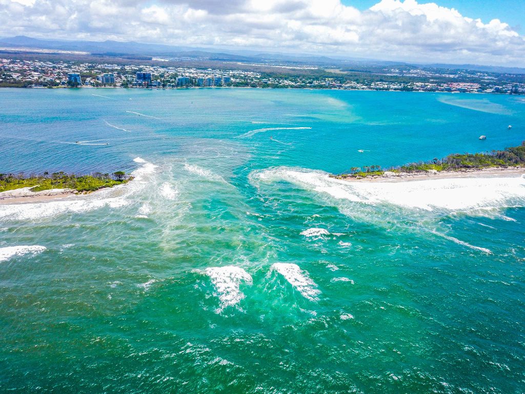 Amazing photos: how the power of nature reshaped Bribie in a week