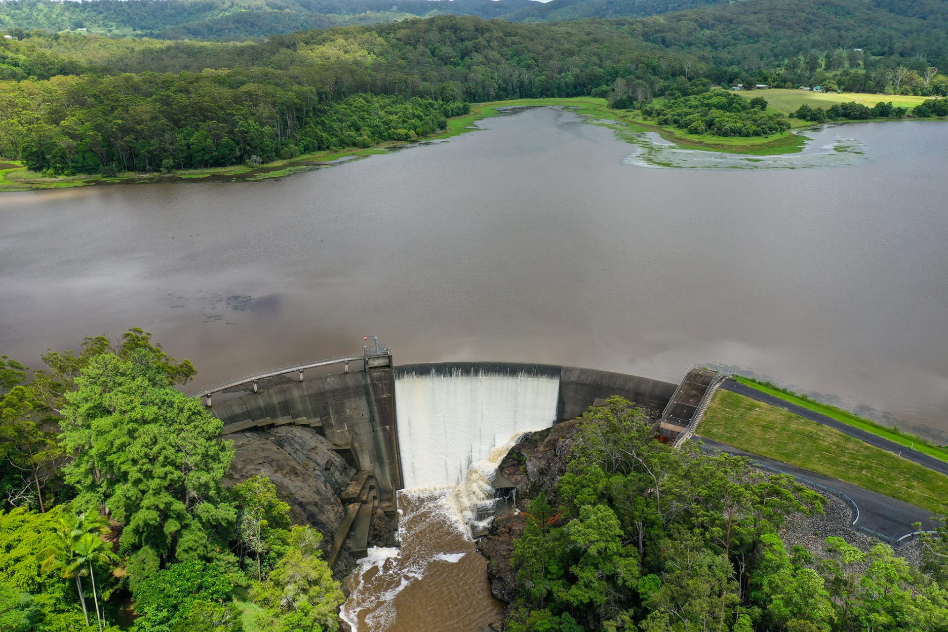 Four Coast dams overflowing, but drinking supply an issue