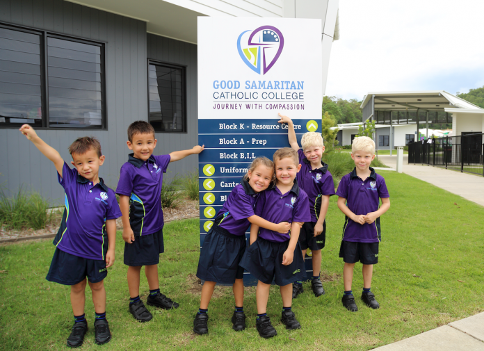 Teachers see double as three sets of twins start at Good Samaritan