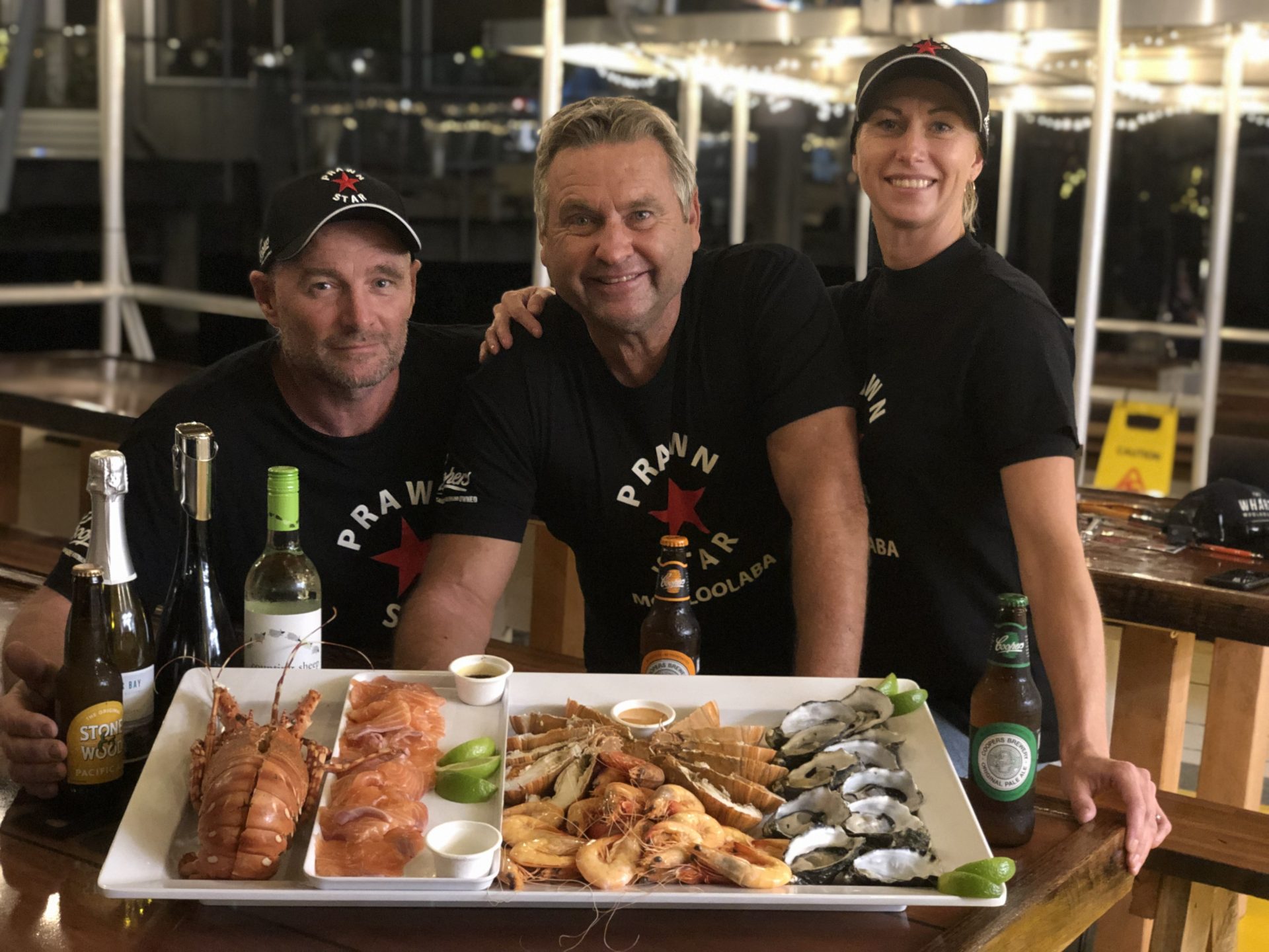 Wild-caught prawns star on Mooloolaba trawler's menu