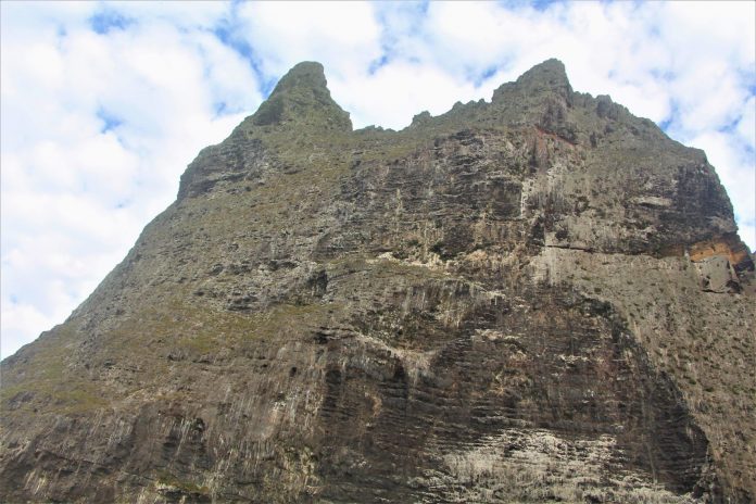 World's largest volcanic sea stack is a geological wonder to behold