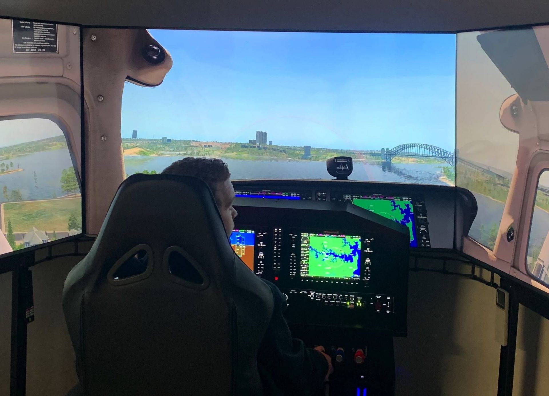 High-flying experience where the world's at your fingertips