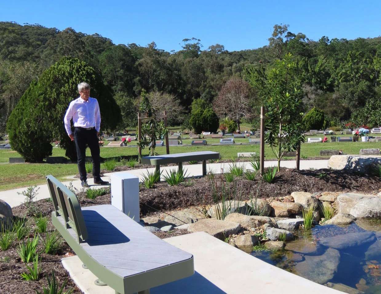 'Peaceful space': picturesque cemetery's tranquil new addition