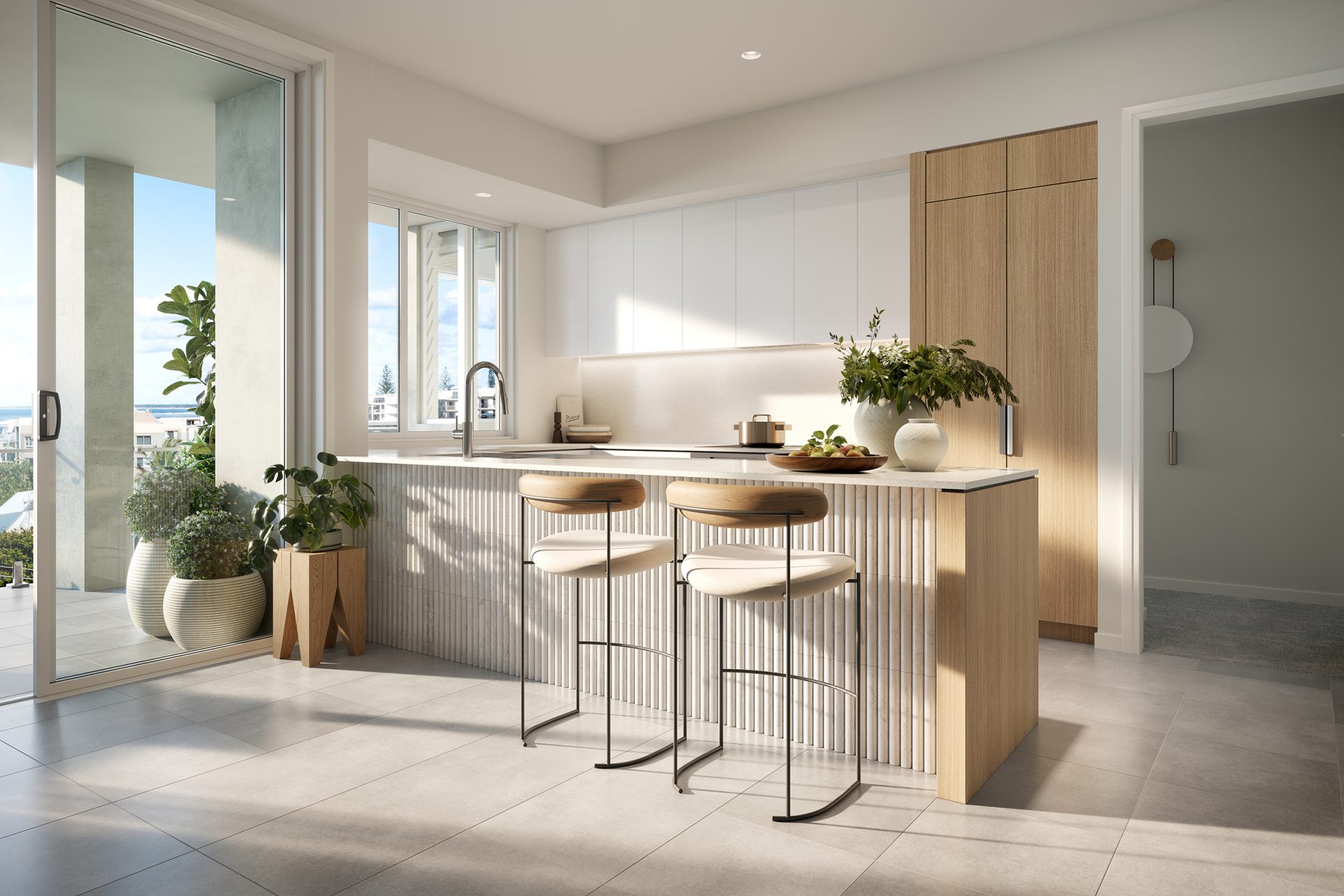 Mid-century beachside servo drives into a new future