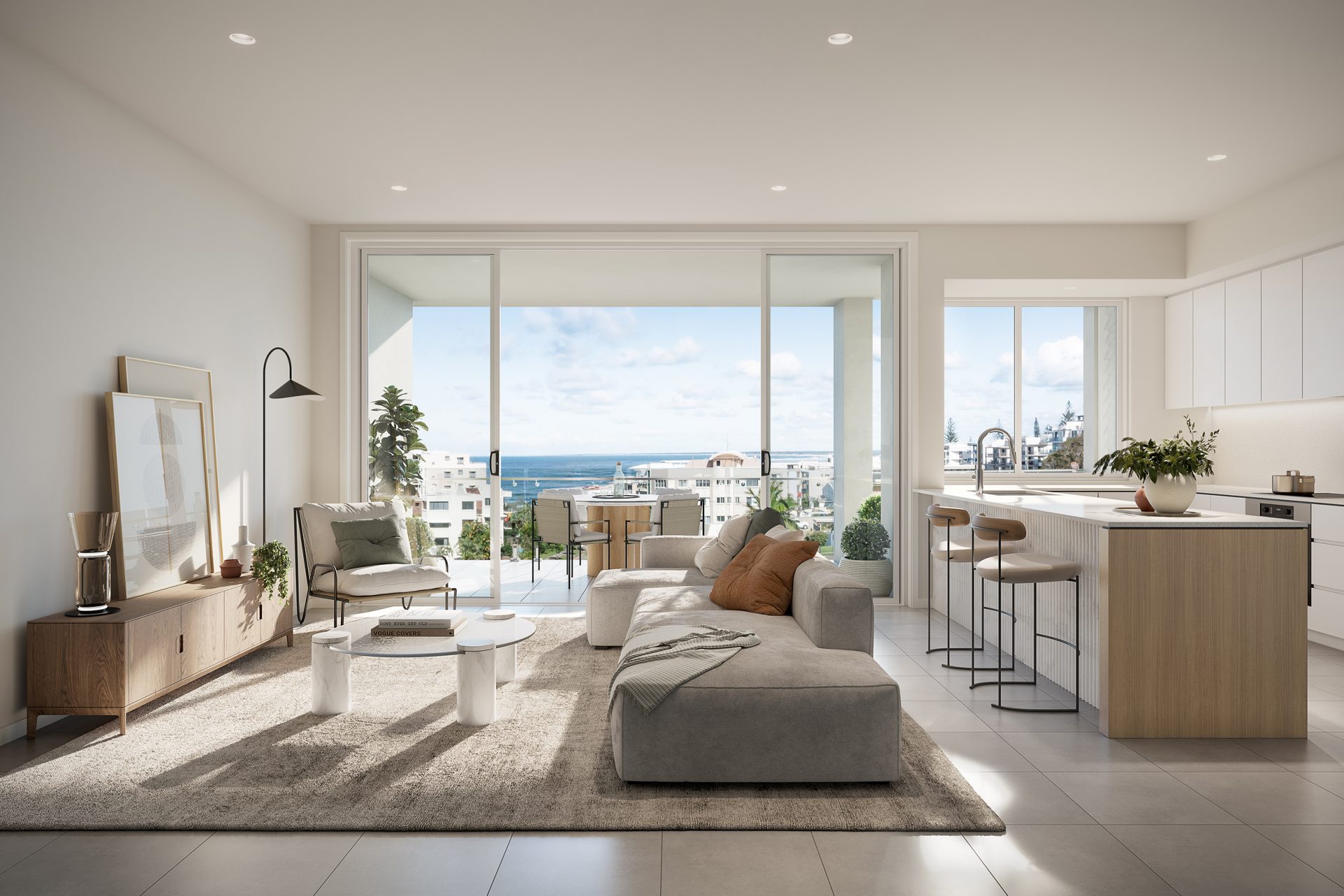 Mid-century beachside servo drives into a new future