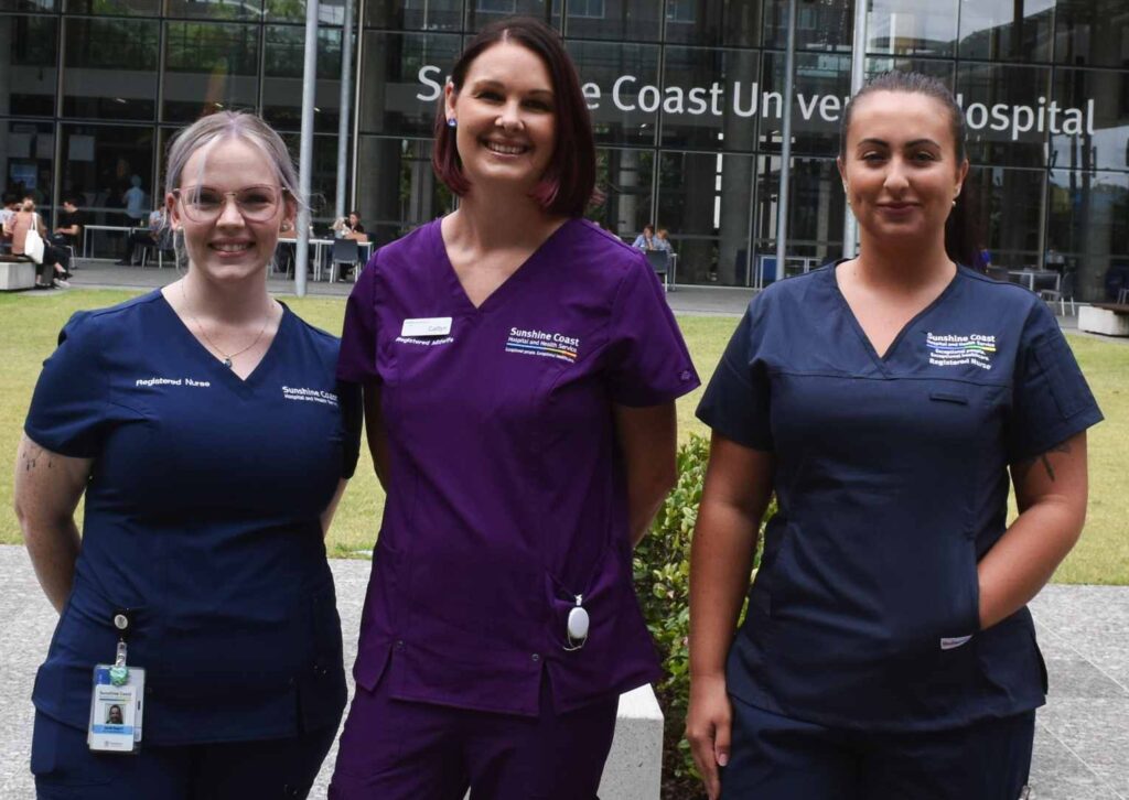 The diverse group ready to care for patients