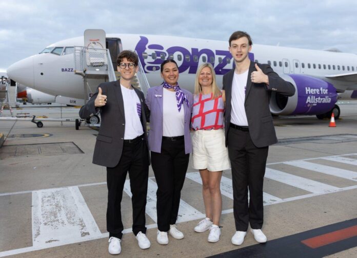 IN PHOTOS: Coast welcomes first Bonza guests from Melbourne