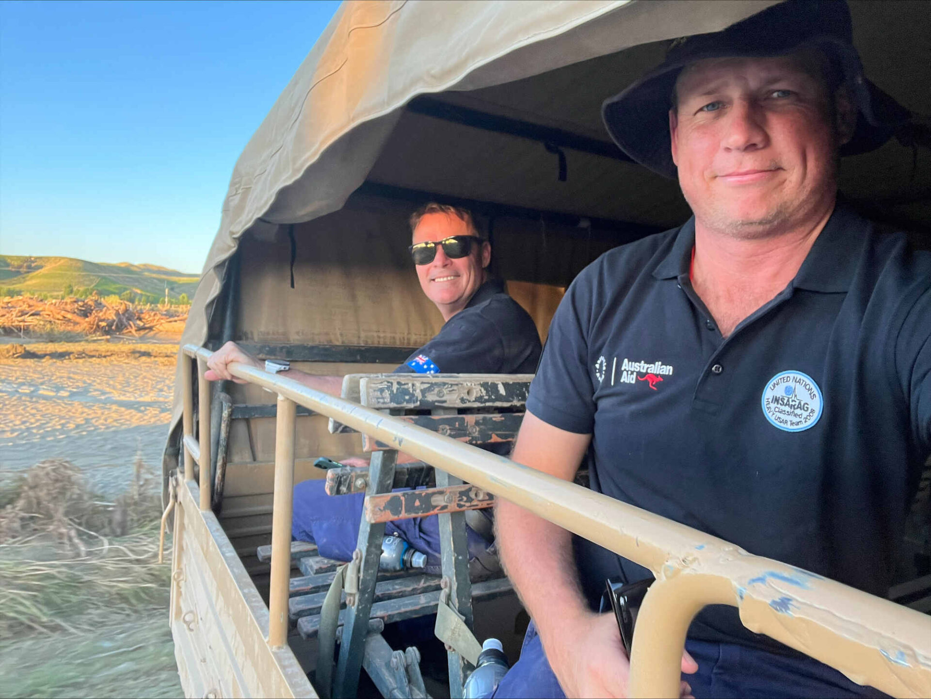 Firey reflects on scenes of destruction in flood zone