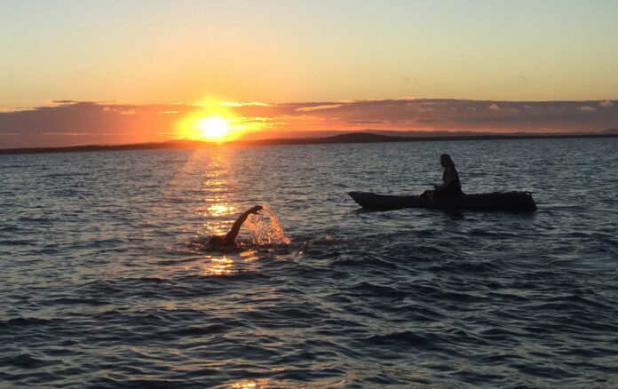 Man endeavours to swim length of Maroochy River