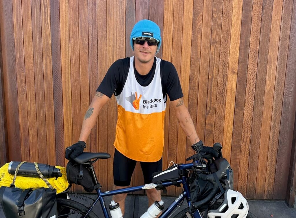 Rider nears home on the slow road from Perth