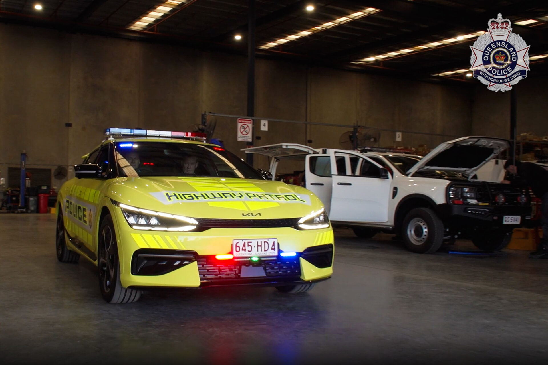 Electrifying: most powerful police car trialled on Coast