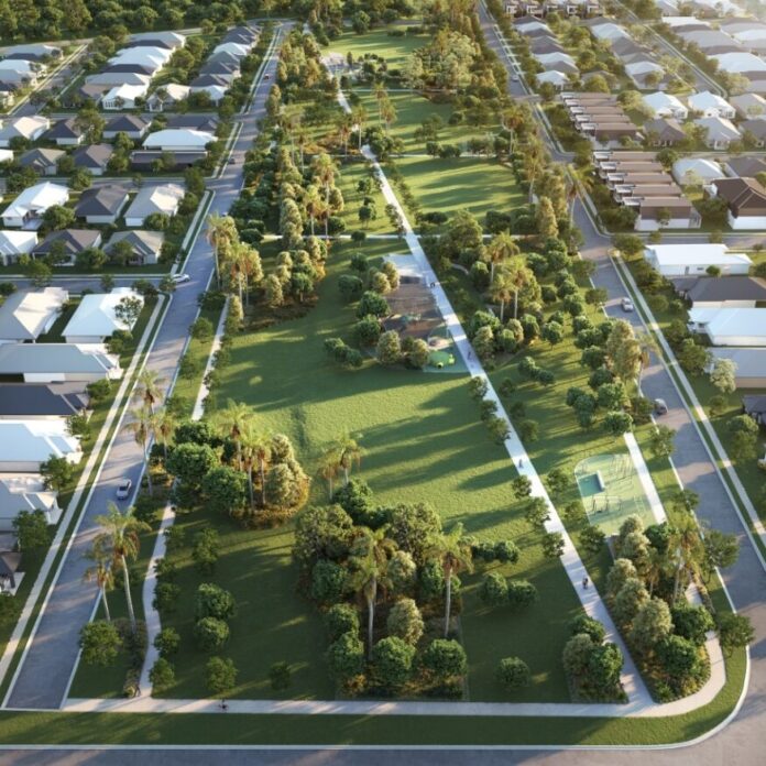 Work starts on second 'linear park'