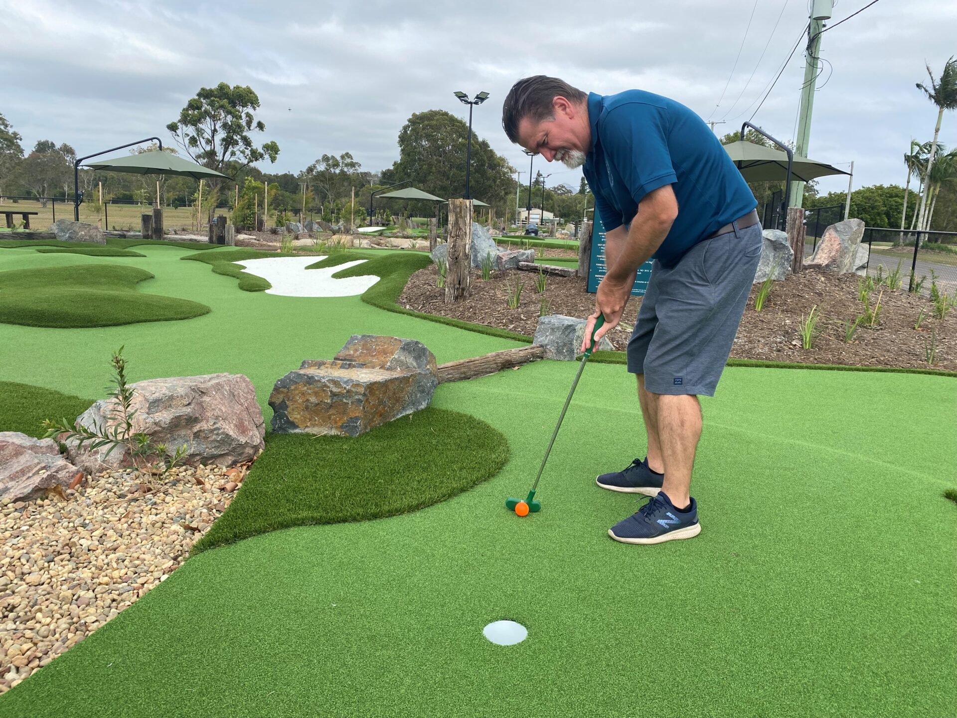 A 'hole' lot of fun at Coast's newest mini golf course