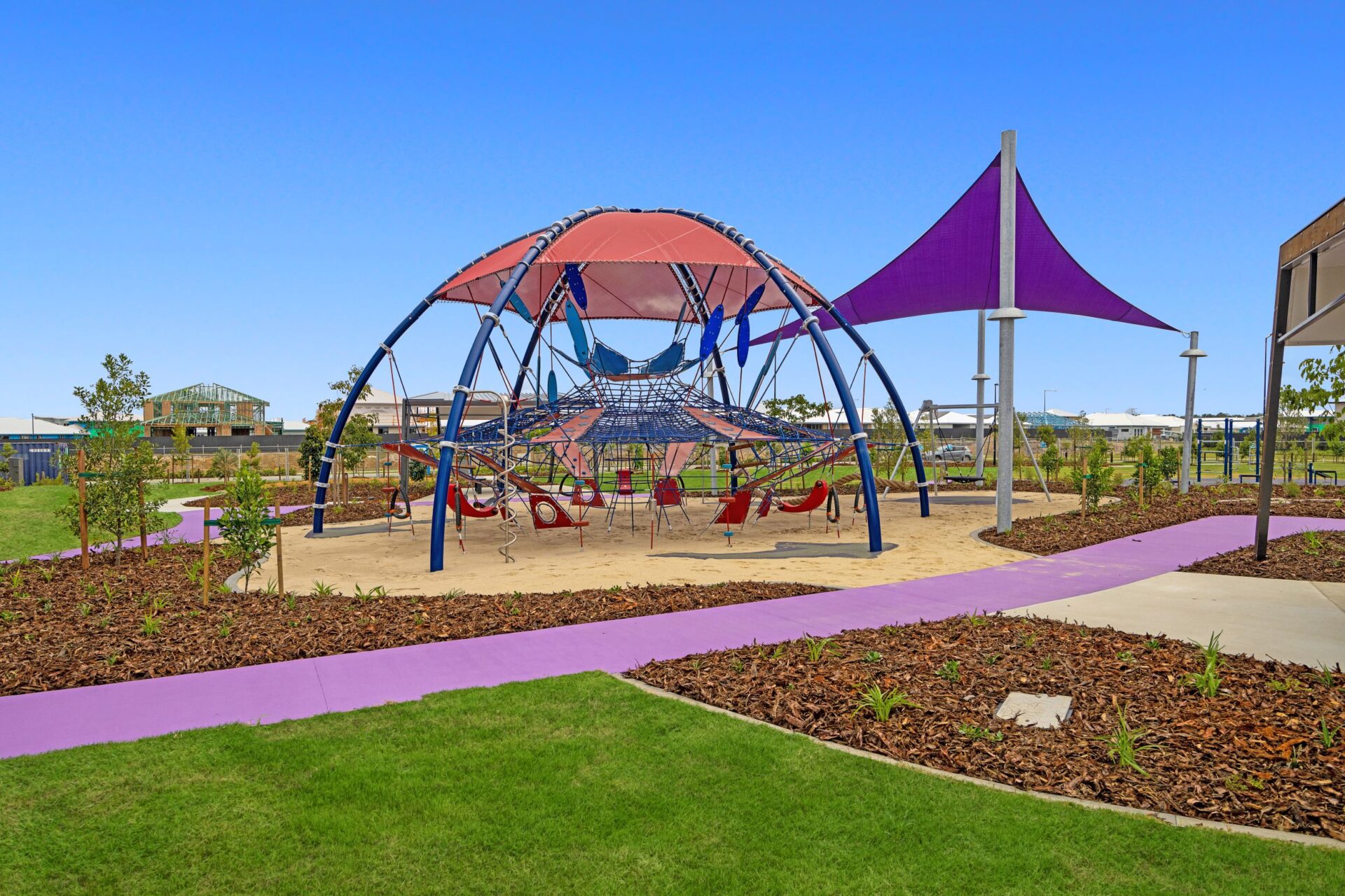 New playground with six-metre 'shark cage' opens