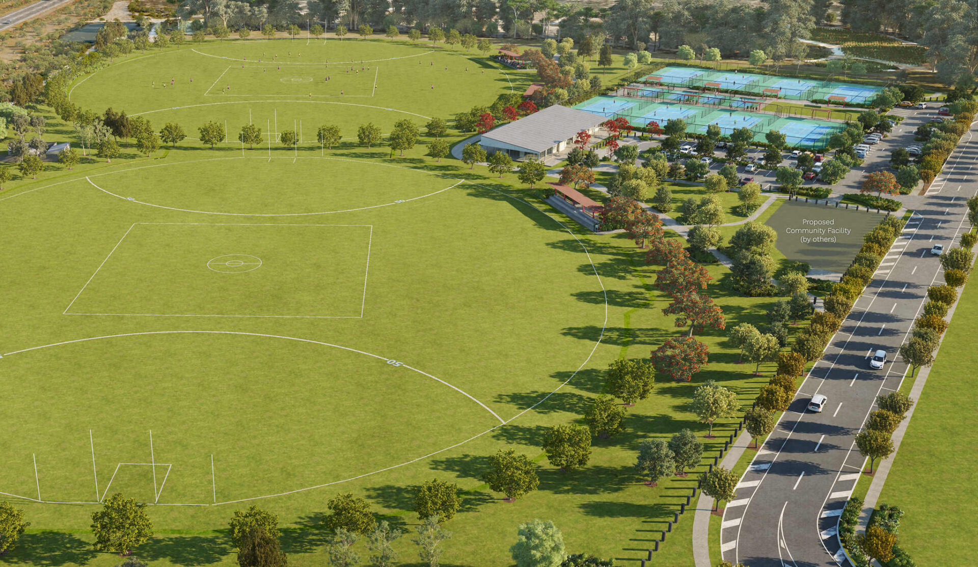 First look at new sports and rec precinct