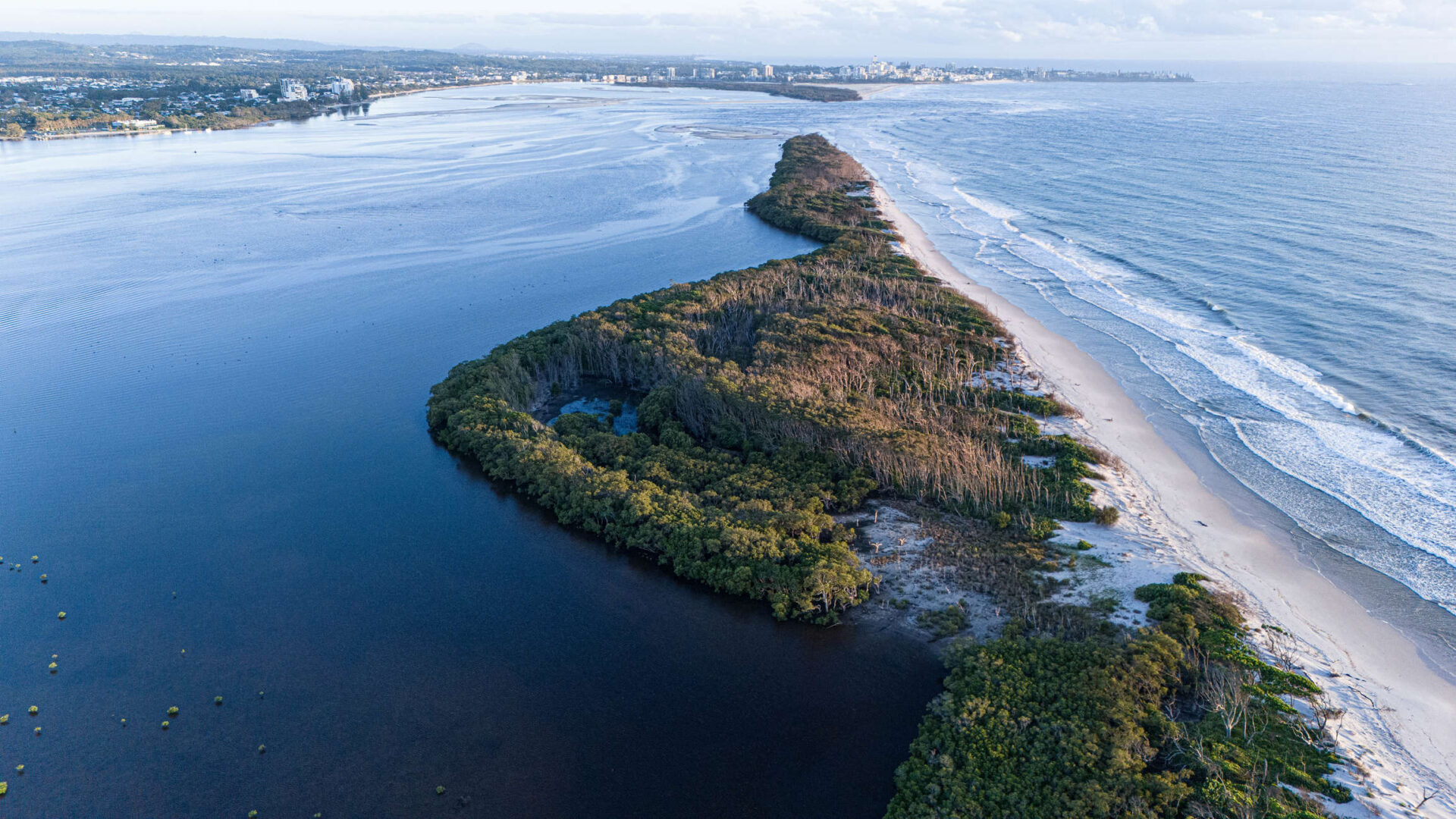 Another breakthrough coming? Tide flows over island again