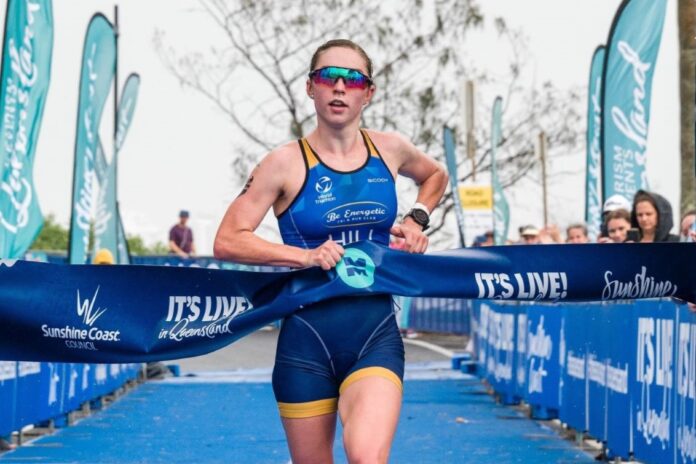 Dramatic finish as Coast triathlete claims Mooloolaba title