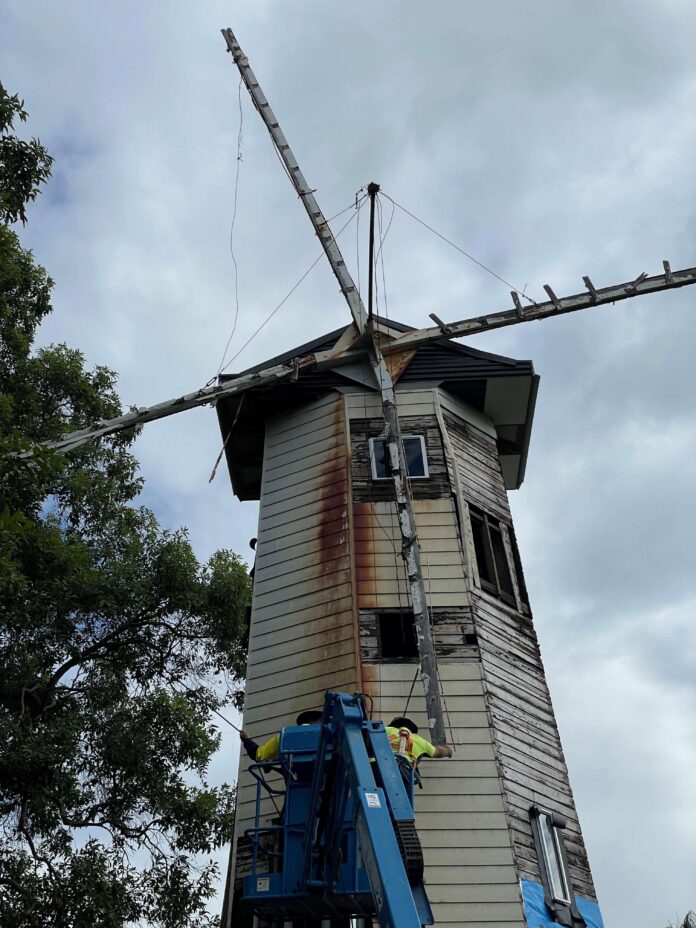 Attraction's iconic windmill restored to former glory
