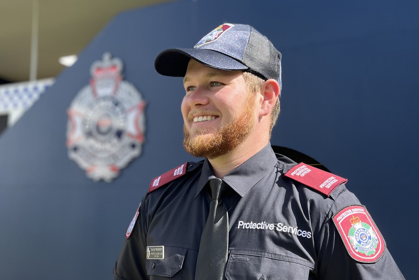 Tradie puts down tools and picks up badge