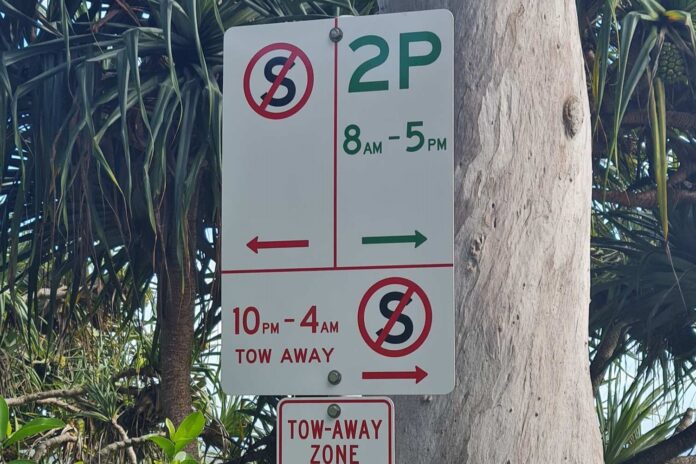 Tow-away zone established as part of camping blitz