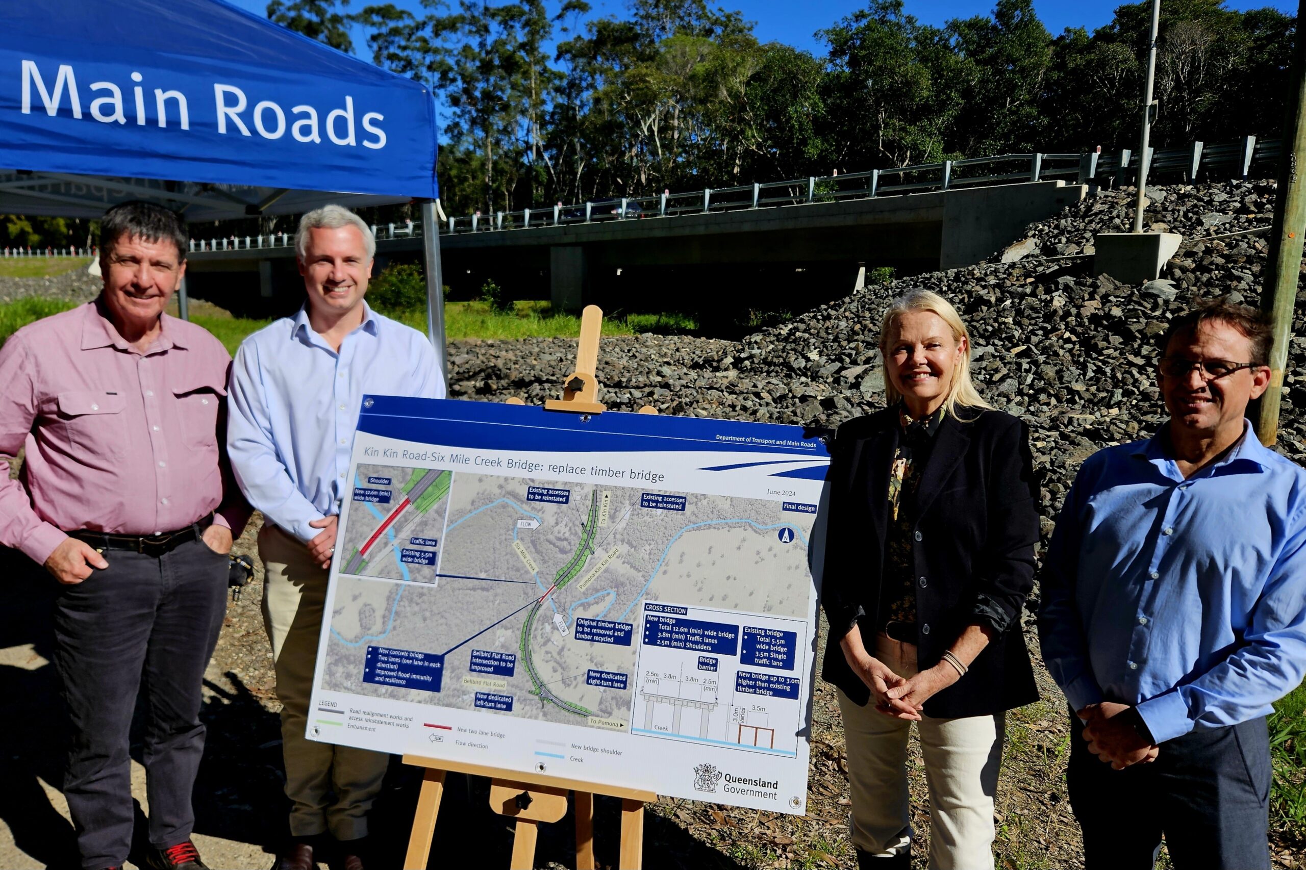 'Long overdue' replacement bridge officially opens
