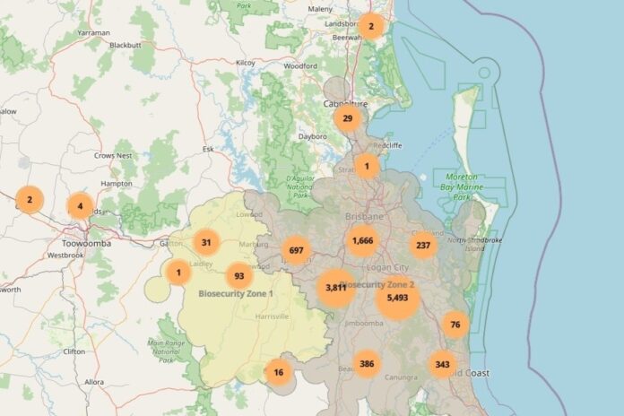 Fire ant zones extended to include Coast detection area