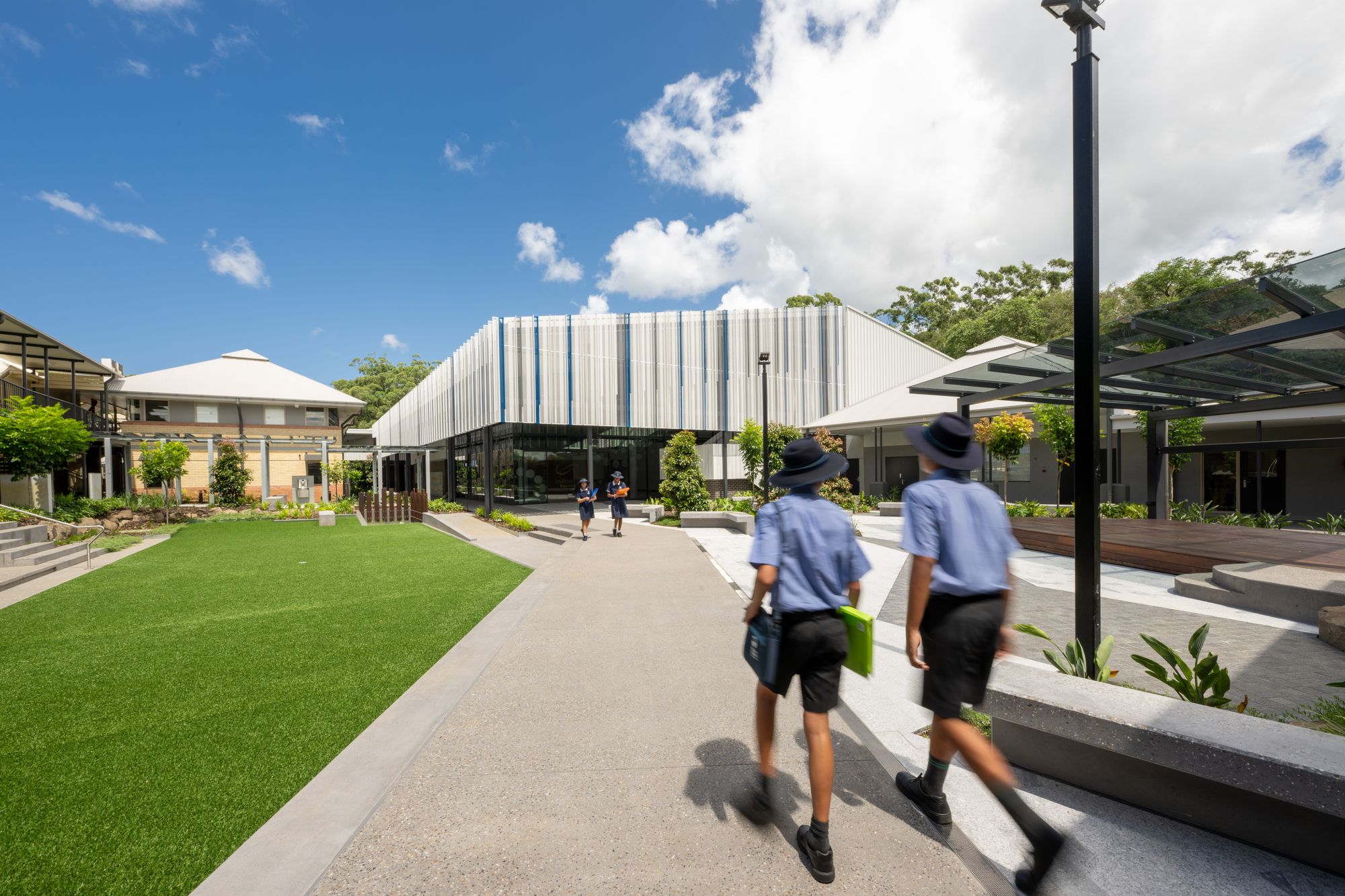 High-tech multi-storey school building officially opened