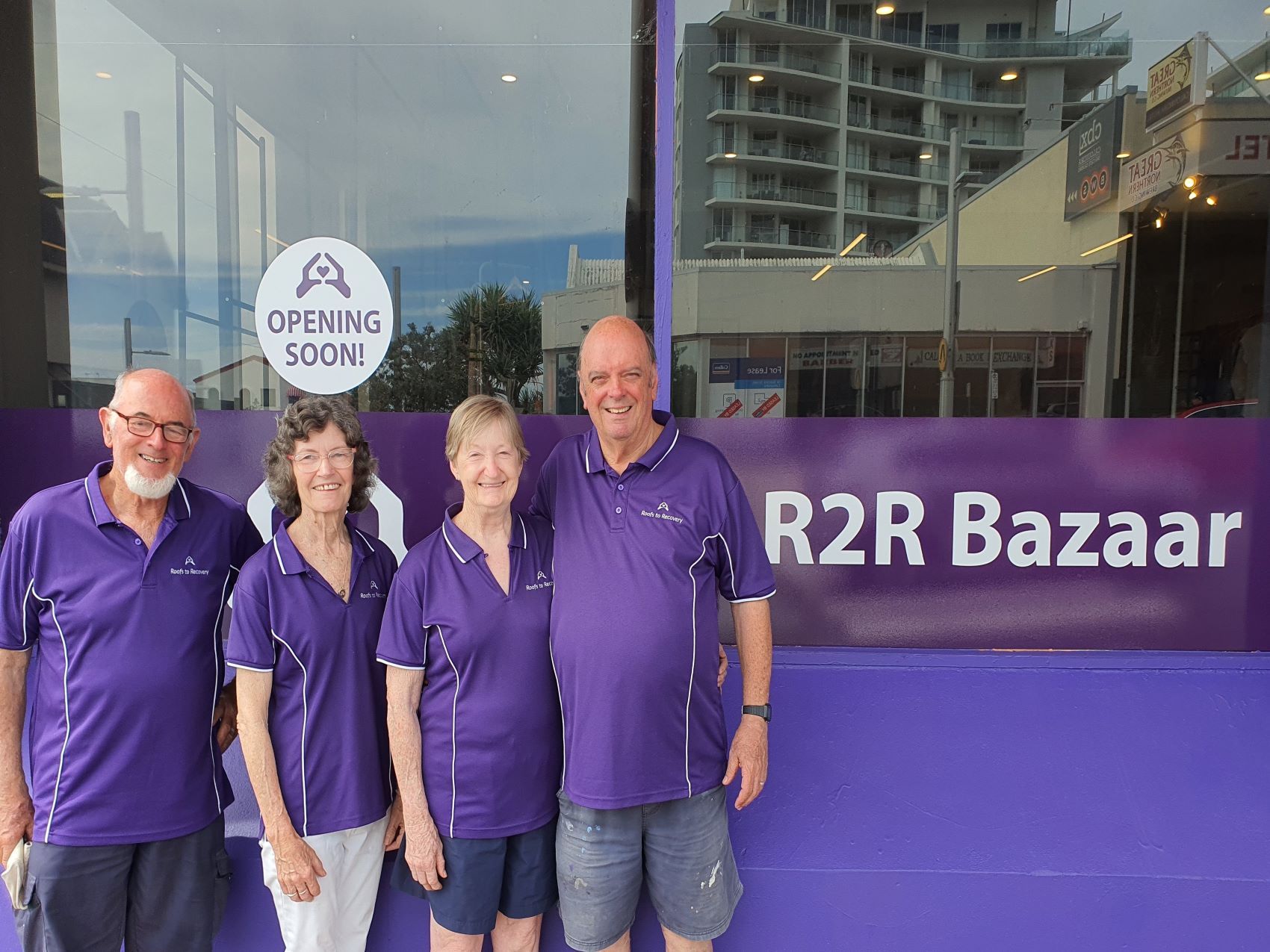 Paint job at notable site heralds arrival of op shop