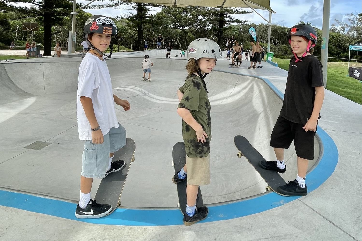 Upgraded skate park rolled out at beachside location