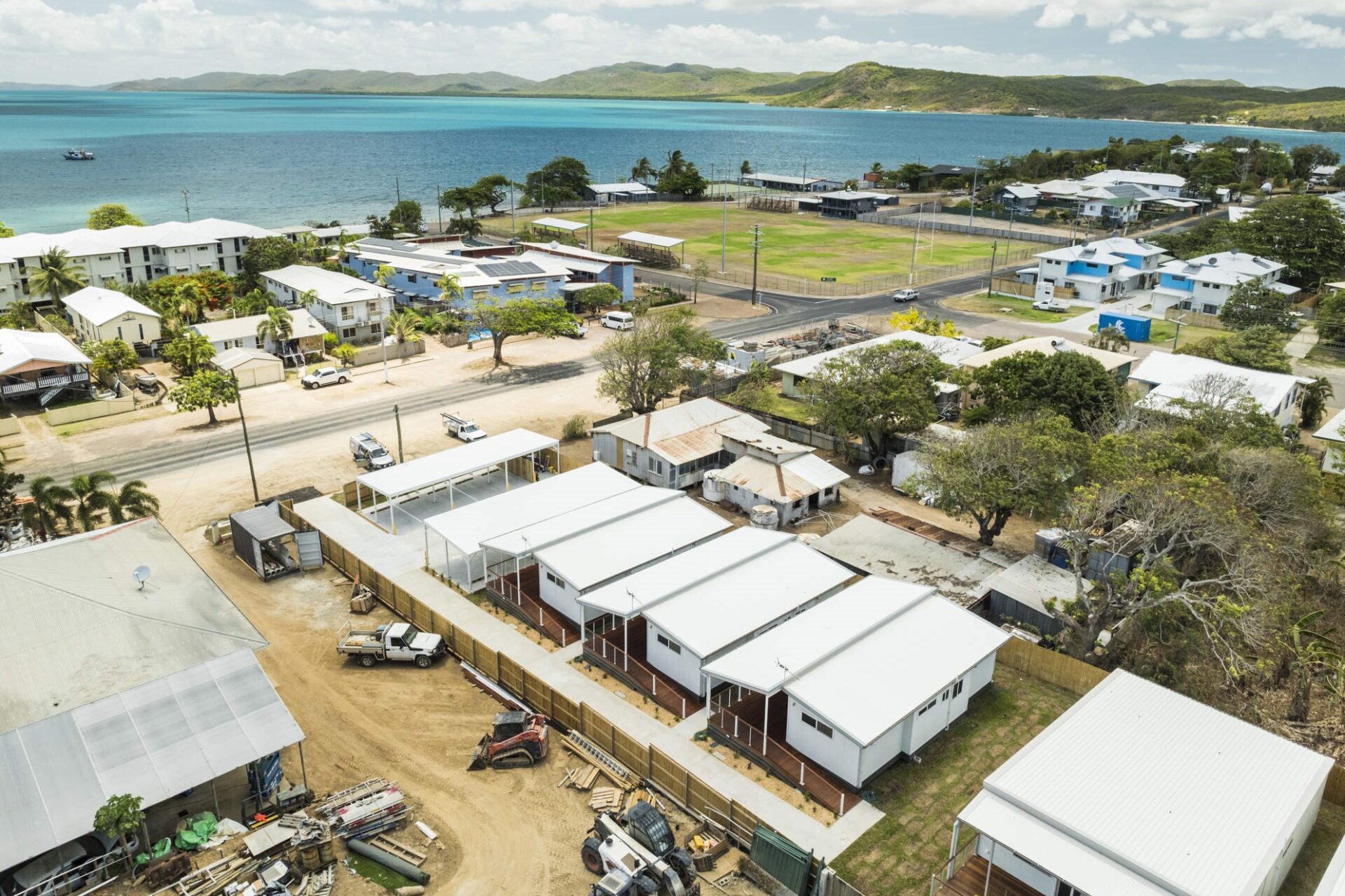 Coast builder delivers homes to island in quick time