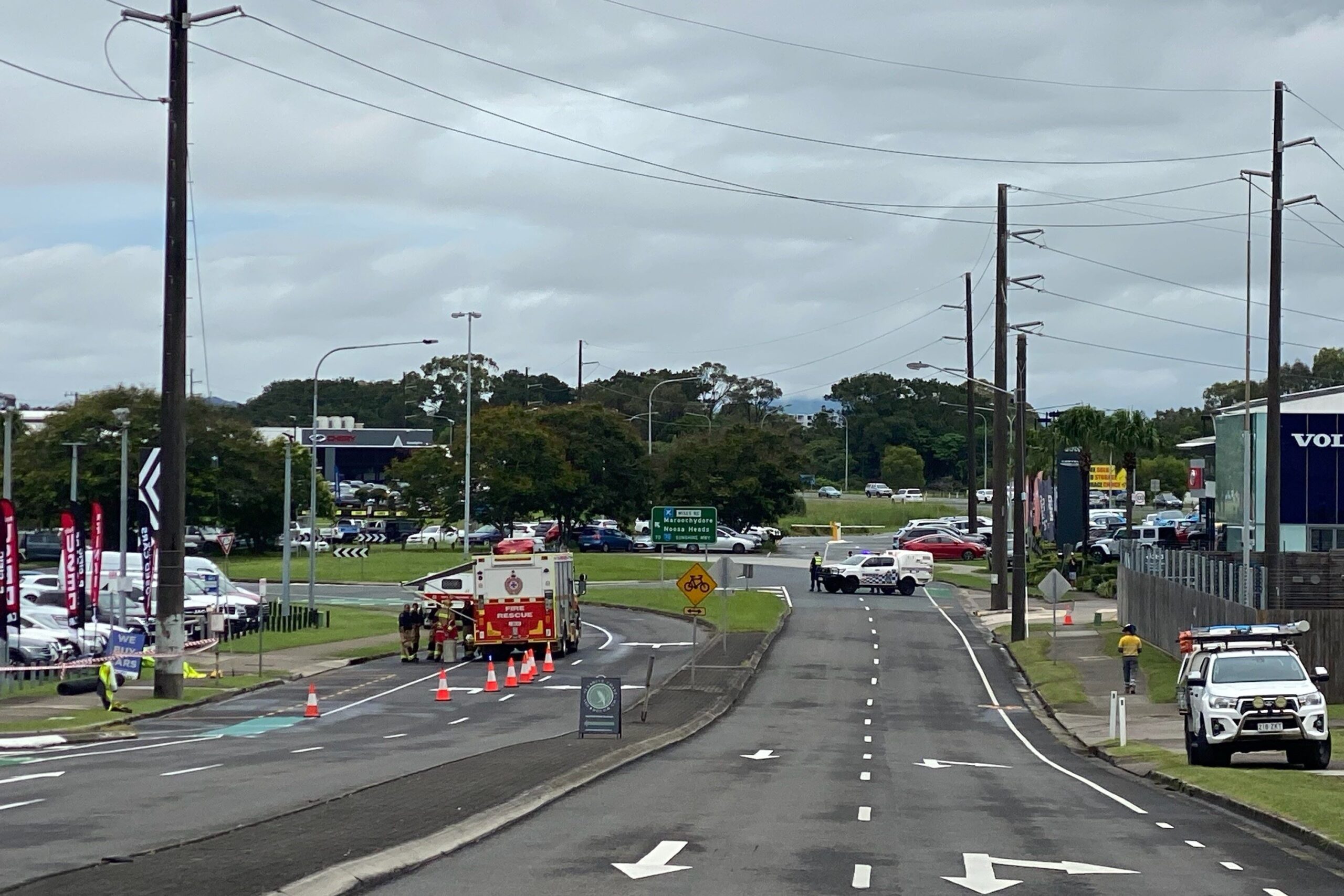 Roads flowing again after morning blast disruption