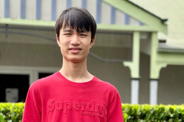 Top of the class: Aidan celebrates perfect ATAR score