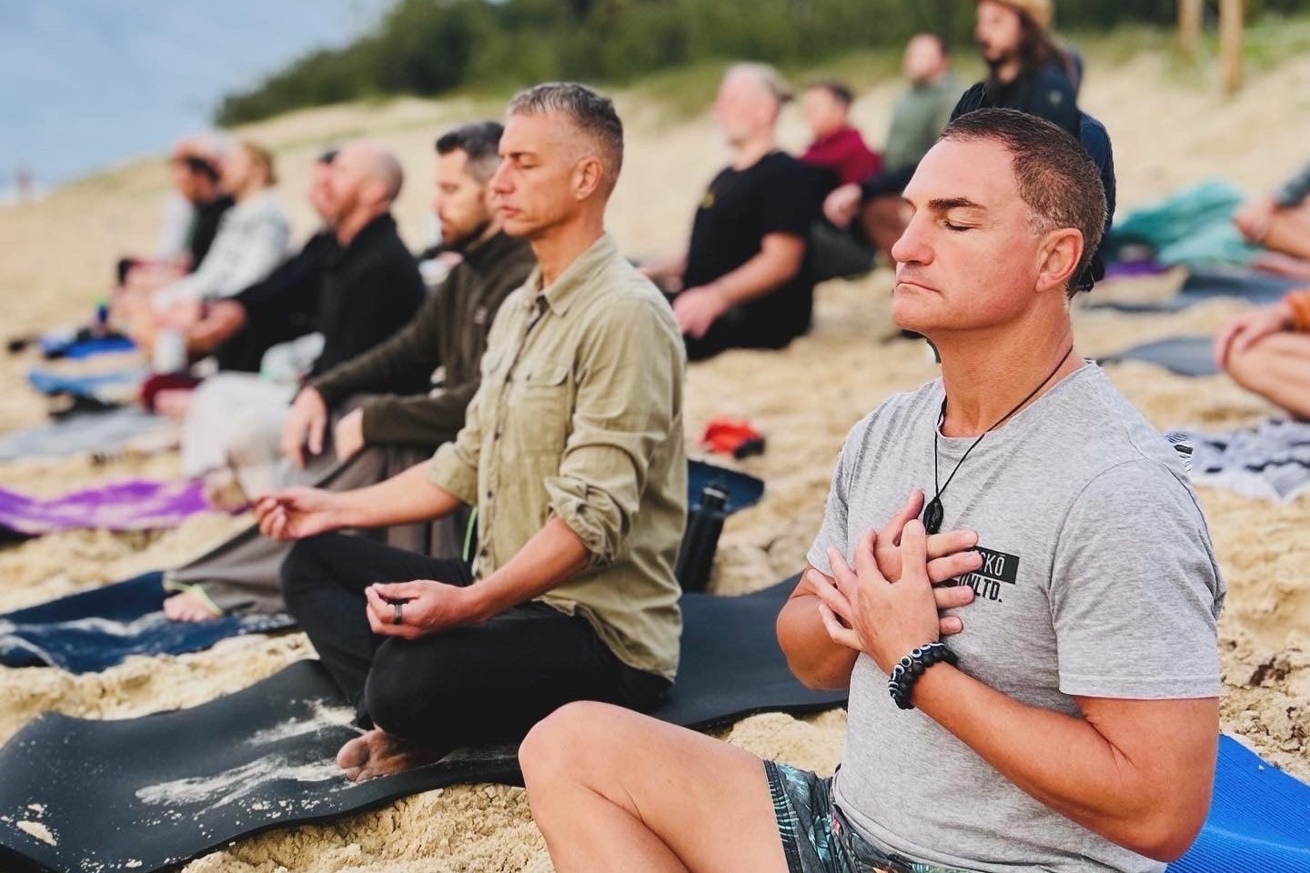 Men's health beach gathering shut down over permit