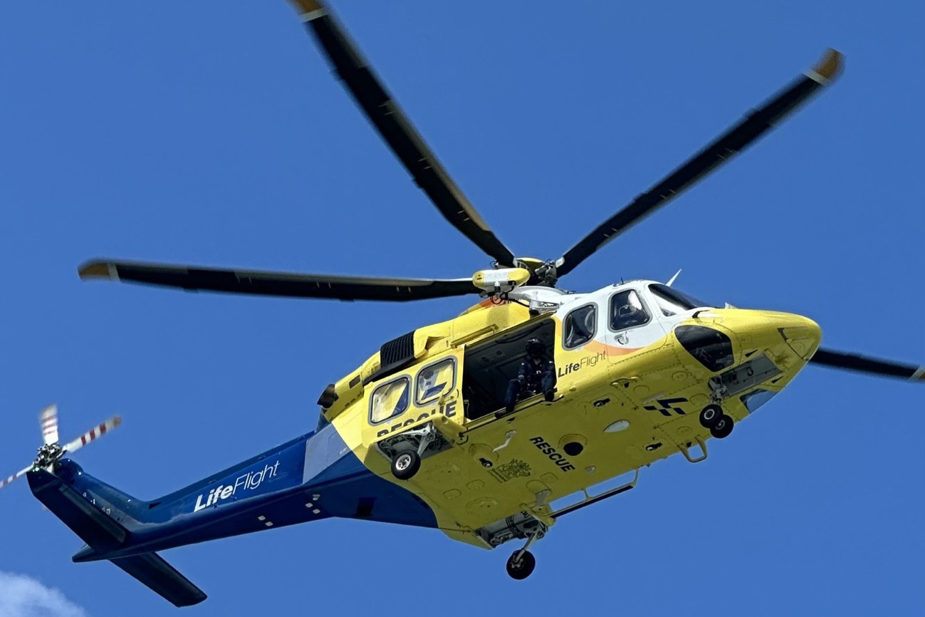 Man rescued after falling 20m from cliff into ocean