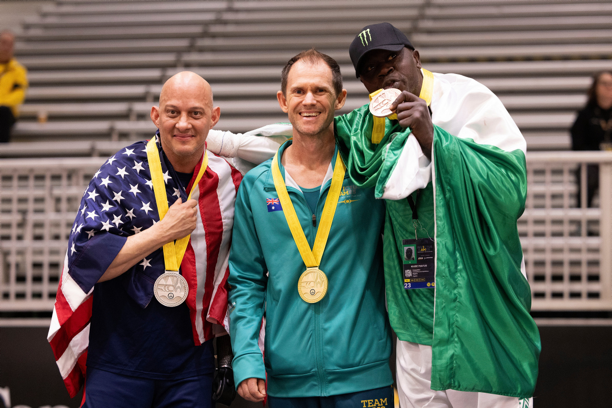 Defying the odds: Coast dad wins gold after stroke